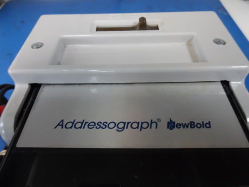 NewBold Addressograph Credit Card Imprinter Model 830 – TZSupplies.com