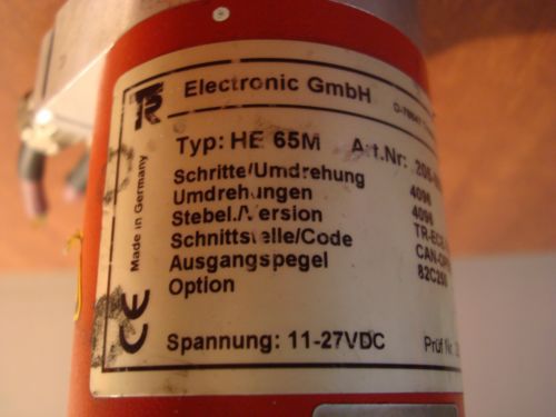 TR Electronic GmbH Typ: HE 65M rotating encoder – TZSupplies.com