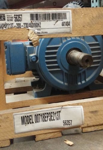 WEG W21 SEVERE DUTY 213T FRAME 3-PHASE 1765/1445RPM 7.5HP MOTOR ...