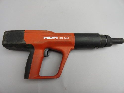 Hilti DX A41 powder actuated concrete fastening stud nail gun nailer tool – TZSupplies.com